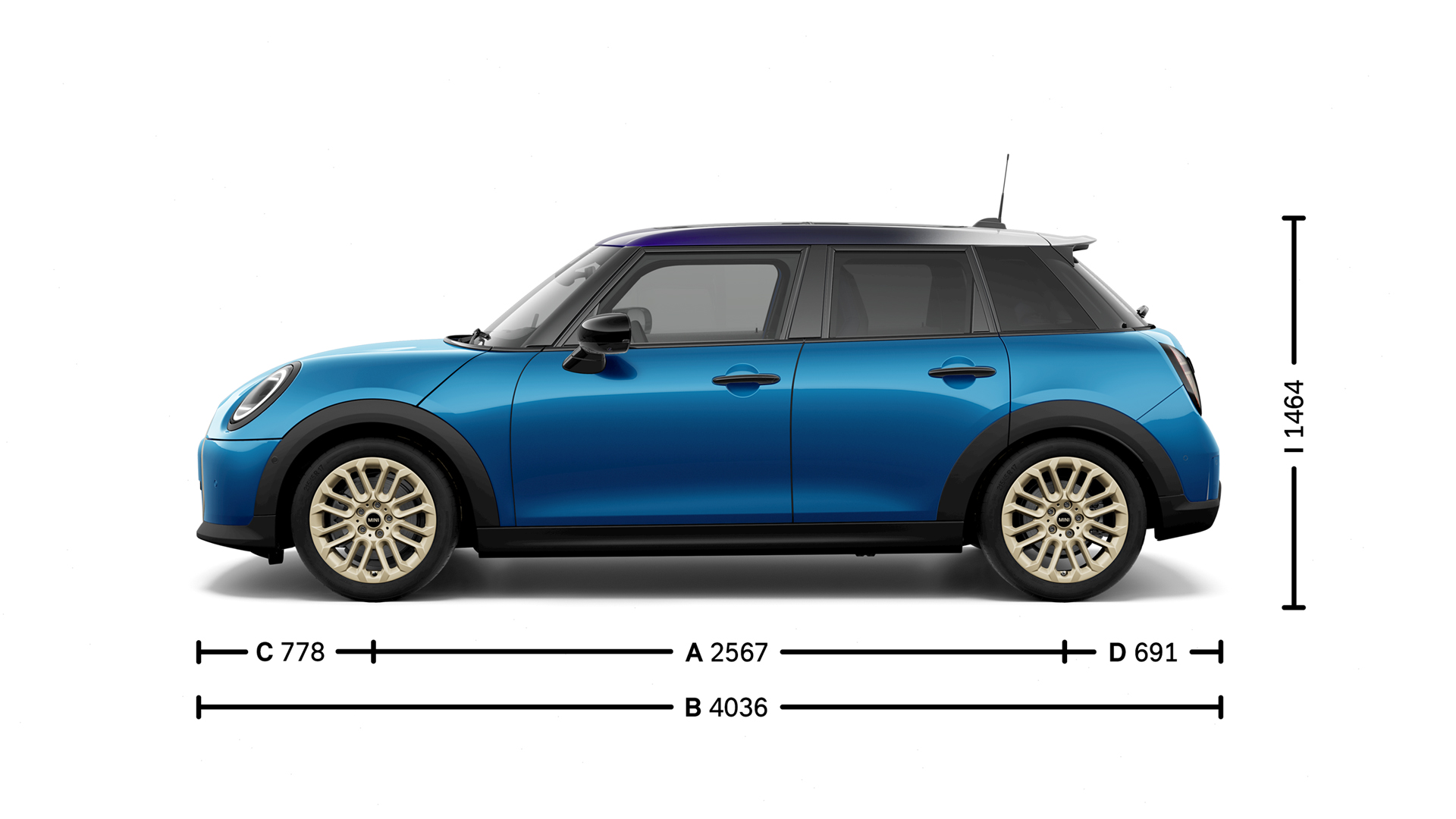 MINI Cooper 5-Door - Dimensions, Width and Length | MINI UK